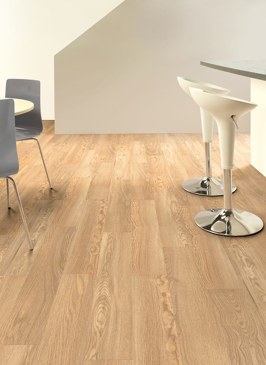 Pale Ash: Slip resistant LVT Safety Flooring from the Amtico Spacia Collection